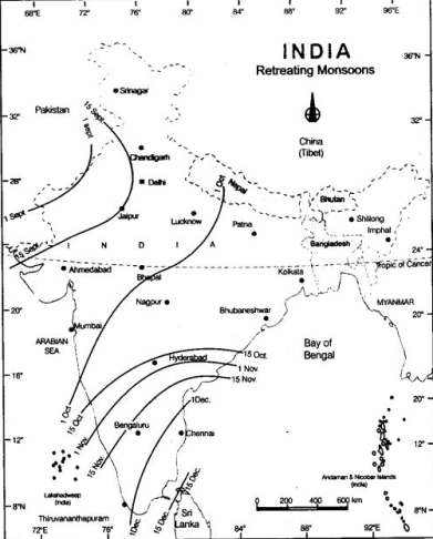 Monsoon Mechanism in India: Causes & Onset Pattern