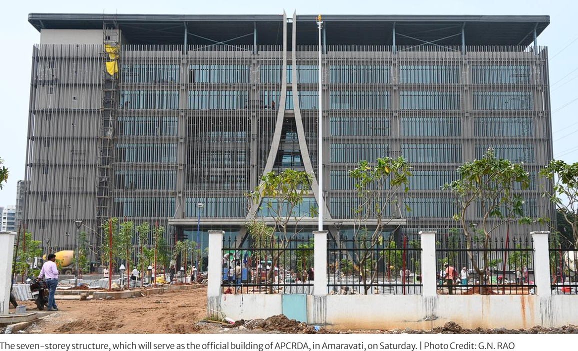 APCRDA Office in Amaravati Earns India’s First Net-Zero Govt Building ...